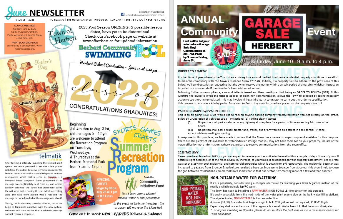 Town of Herbert, Saskatchewan